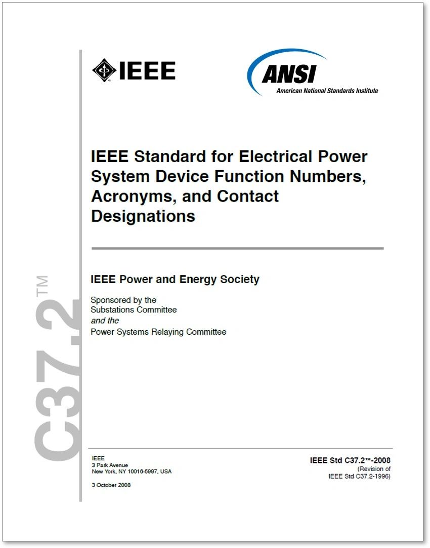 Tabela ANSI (IEEE C37.2)